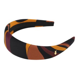 Pucci Bandeau en soie imprim&eacute; Marmo - Femme - Accessoires - Multicolore - Taille: ONE Size