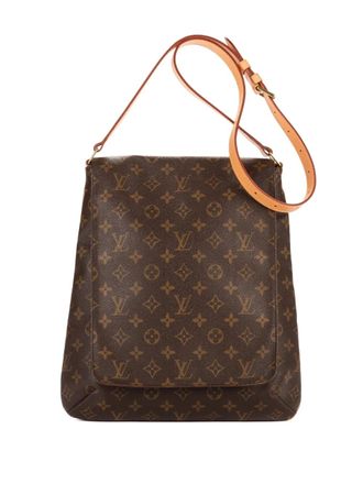 Louis Vuitton sac port&eacute; &eacute;paule &agrave; motif monogramm&eacute; - Marron