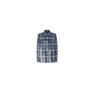 Pinko Pinko - Orchidea Overshirt - Femme - Blouses et Chemises - Bleu - Taille: 38 FR