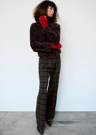 Mango Mitaines longues en maille rouge - Femme - Taille unique - MANGO
