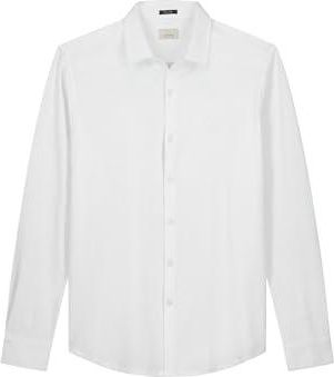 Dstrezzed Bo Shirt Chemise boutonn&eacute;e, Blanc, M Hommes