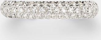 Shay Jewelry Ear Cuff Jumbo aus 18kt Wei&szlig;gold (750/1000) mit Diamanten