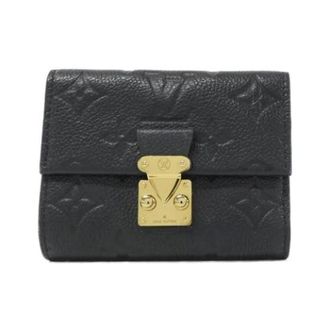 Louis Vuitton Portefeuille vintage pr&eacute;-poss&eacute;d&eacute; &agrave; trois volets - Femme - Pre-owned - Noir - Taille: ONE Size