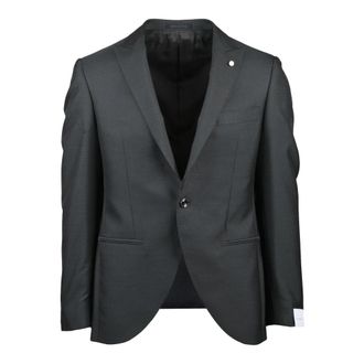 Luigi Bianchi Mantova Giacca Mezzo Tight - - Jackets - Herren - Grau - 2XL