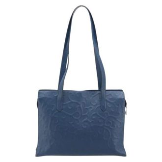 Saint Laurent Pre-owned Leder Schultertasche - - Pre-owned - Damen - Blau - ONE SIZE