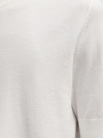 HUGO BOSS Mens Sweater Viscose Blend White