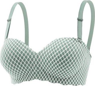 Generic Soutien-gorge doux et confortable pour fille Sous-v&ecirc;tements sans jantes en acier Soutien-gorge &eacute;tudiant, Vert menthe., A