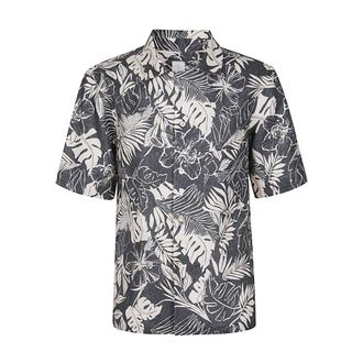 Eleventy Homme, Chemises, Multicolore, Taille: XL Chemise &agrave; Manches Courtes en Lin avec Poche