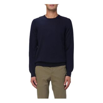 Tagliatore Marley Rundhals-Pullover - - Knitwear - Herren - Blau - L