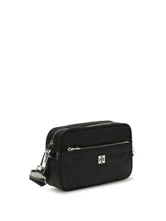 Tory Burch Womens Virginia Shoulder Bag Black Polyamide