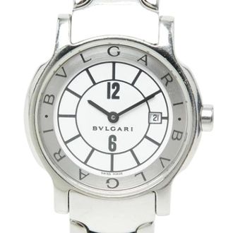 Bulgari Montre Vintage Pre-owned - Femme - Pre-owned - Blanc - Taille: ONE Size