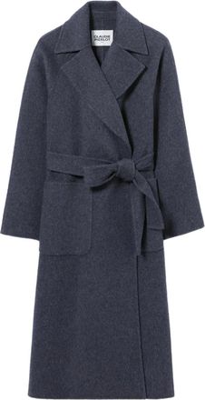 Claudie Pierlot Mantel mit Gürtel - Grau