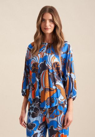 Seidensticker Tunika Damen Mittelblau