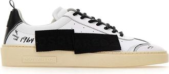 Dsquared2 Homme, Chaussures, Blanc, Taille: 43 EU Rider Baskets