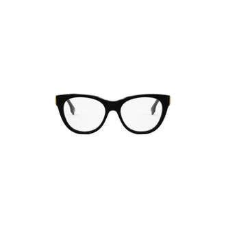 Fendi First Round Optical Frame - - Accessories - Damen - Schwarzk - 53 MM