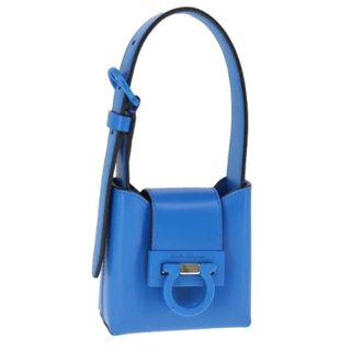 Ferragamo Pre-owned Cuir sacs-main - Femme - Pre-owned - Bleu - Taille: ONE Size