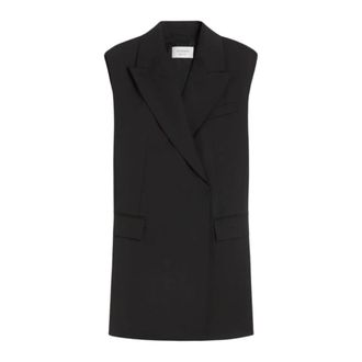 Sportmax Damen, Jacken, Schwarzk, SGr&ouml;&szlig;e