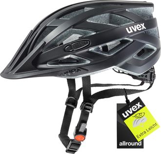 Uvex i-vo cc - Leichter Allround-Helm für Damen und Herren - individuelle Größenanpassung - Black matt - 56-60 cm