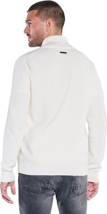 Emilio Adani Strickjacke Herren Strickjacke, Reinweiss