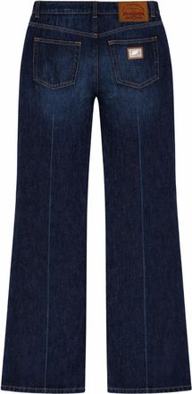 Dolce & Gabbana Low-Rise Cotton Jeans - Blue