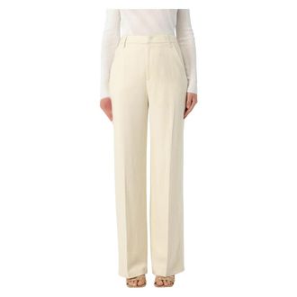 Dondup Reina Straight Hosen - - Trousers - Damen - Beige - W24