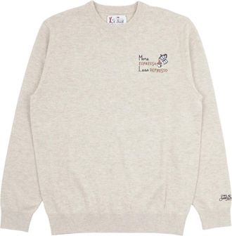 Saint Barth Homme, Pulls, Beige, Taille: XL Heron Sweater