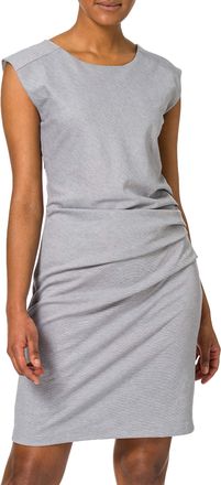 Kaffe Kleid India Damen Kleid Kurzarm Rundhals Cocktailkleid XS, Grey Melange XS