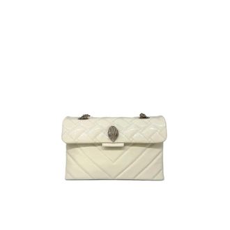 Kurt Geiger Gesteppte Leder-Umh&auml;ngetasche - - Bags - Damen - Wei&szlig; - ONE SIZE