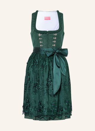 Kr&uuml;ger Kr&uuml;ger Dirndl Mit Schmucksteinen gruen