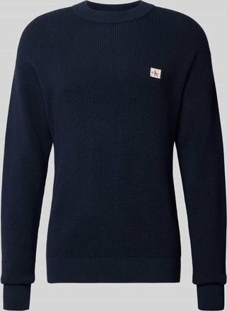 Calvin Klein Jeans Strickpullover mit Label-Patch