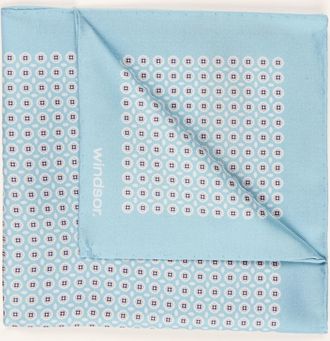Windsor Windsor. Einstecktuch blau