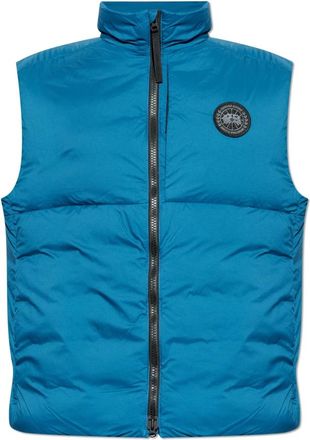 Canada Goose Homme, Vestes, Bleu, Taille: S Gilet matelassé avec écusson logo