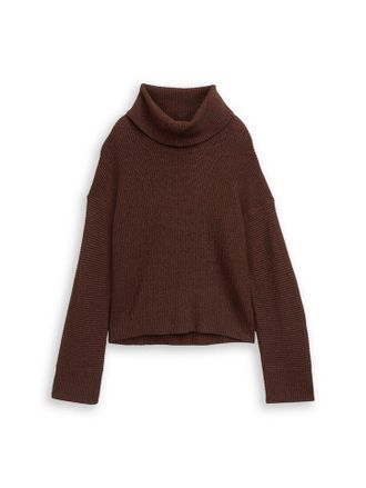 Tom Tailor Strickpullover Pullover & Strickjacken Oversize Rollkragenpullover