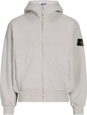 Stone Island Hoodie zippé à capuche en coton