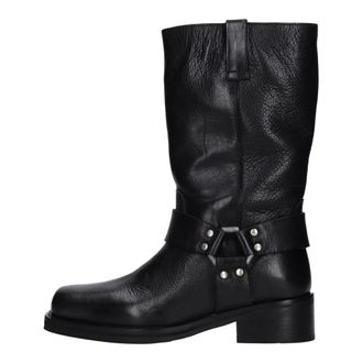Emanuelle Vee Leder-Stiefeletten - - Shoes - Damen - Schwarzk - 41 EU