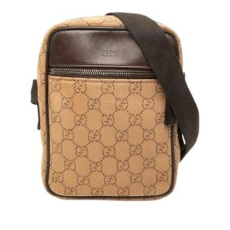 Gucci Sac bandouli&egrave;re vintage doccasion - Femme - Pre-owned - Brun - Taille: ONE Size