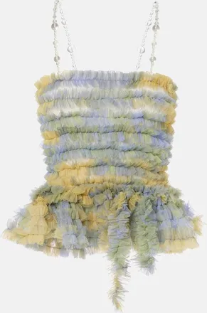 Susan Fang Top aus Tüll