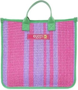 Gucci Pre-owned Canvas Tote Bag - - Pre-owned - Damen - Mehrfarbig - ONE SIZE