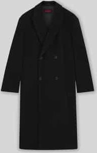 HUGO BOSS Regular Fit Wollmantel mit doppelreihiger Knopfleiste Modell MENCI2541