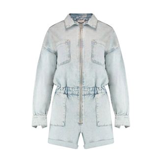 Harper & Yve Tammy-Js Jumpsuit Ss25Z700 - - Jumpsuits & Playsuits - Damen - Blau - XS