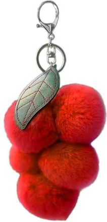 Generic Porte Cl&eacute;s Raisin, Portable, - Sleek Modern Mignons Pour Sacs Dos, Mignon De Sac Main, Accessoires D&eacute;coration Charme Fille Pom | Multipurpose Outdoor 