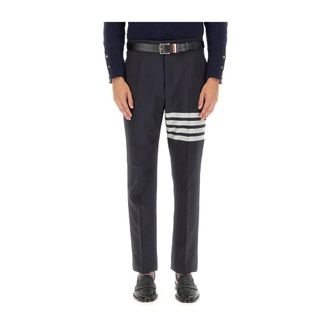 Thom Browne 4-Bar Wollhose - - Trousers - Herren - Blau - XS