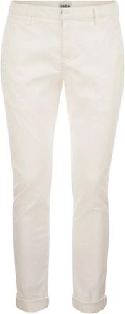 Dondup Homme, Pantalons, Blanc, Taille: W40 Gaubert Chinos Coupe Slim