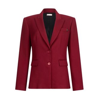 Liu Jo Schickes Rotes Oberbekleidung Aw25 - - Jackets - Damen - Rot - M