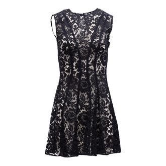 Valentino Garavani Robe Courte en Dentelle - Femme - Robes - Noir - Taille: 36 FR