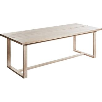 Beliani Gartentisch AZZANELLO 230 cm 100 cm Akazienholz Hellbraun