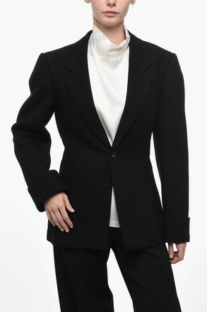Bottega Veneta Einreihiger Blazer mit Revers Bottega Veneta