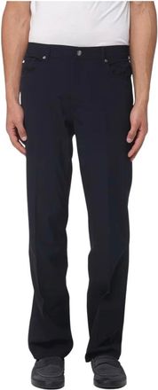 Emporio Armani Homme, Pantalons, Bleu, Taille: W34 Straight Pantalons