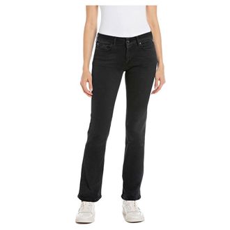 Replay Damen Jeans New Luz Skinny-Fit mit Comfort Stretch, Black 098 (Schwarz), 29W / 30L