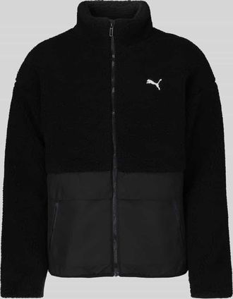 Puma Relaxed Fit Teddyjacke mit Stehkragen